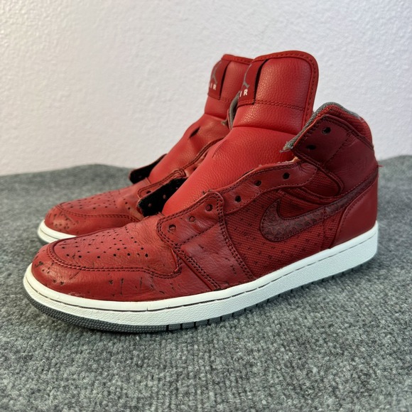 Nike | Shoes | Nike Air Jordan Retro High Deconstructed Red Leather ...